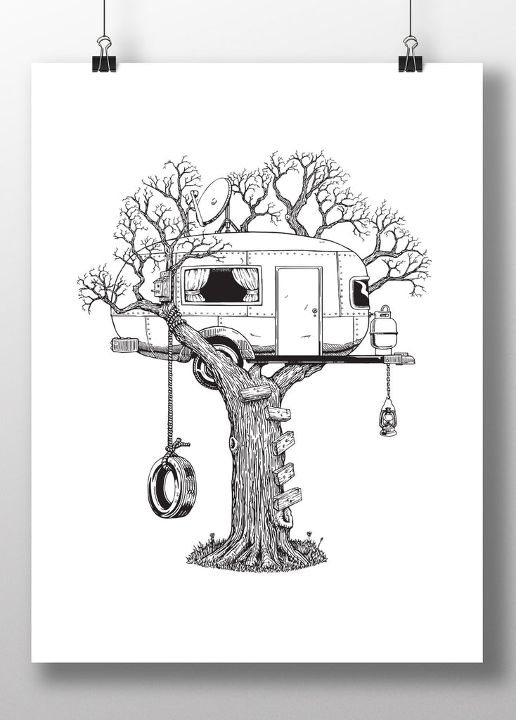 RV Treehouse – KneeHigh Prints